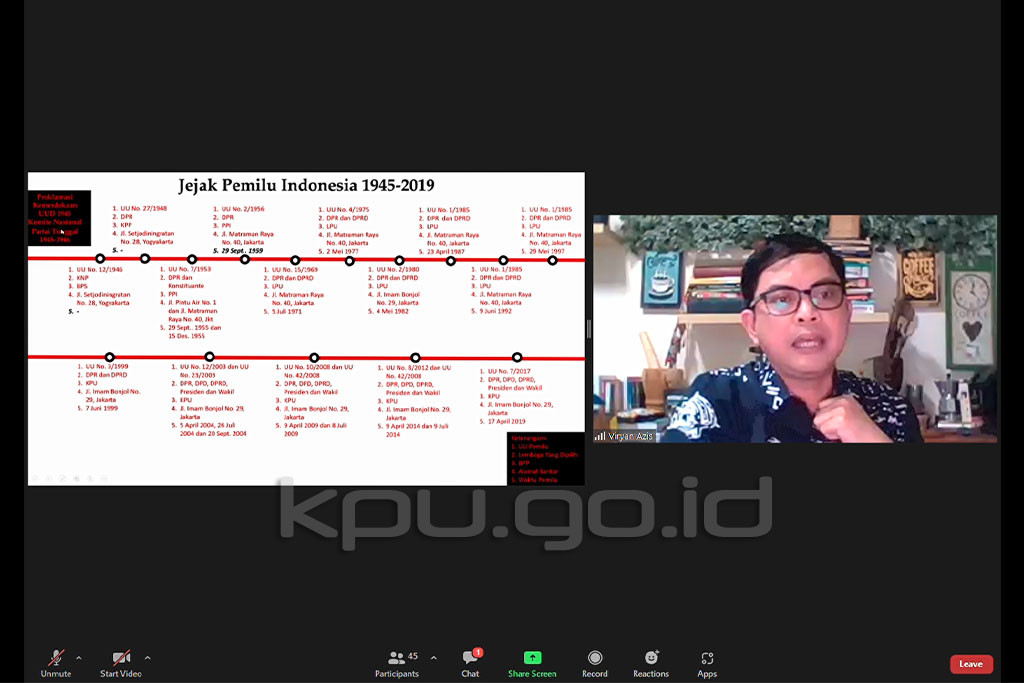 Himpun Masukan Sejarawan Tentukan Tanggal Lahir KPU - KPU